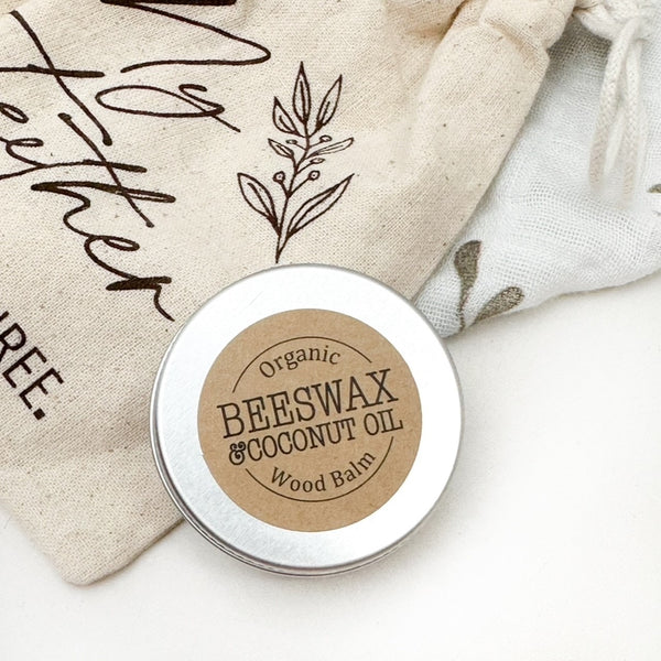 DUO Silicone and Beech Wood Teether - one.chew.three teething baby essentials – ONE.CHEW.THREE