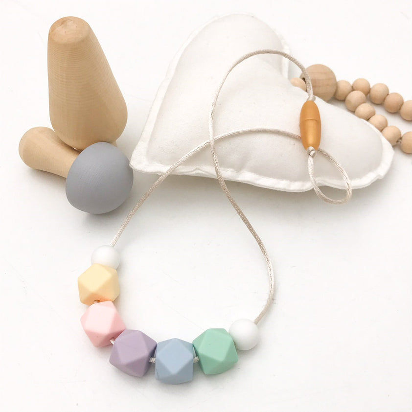 GRACIE Mini Me Silicone Necklace (3yrs plus) – ONE.CHEW.THREE